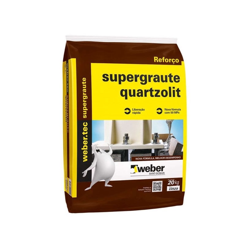 Argamassa Super Graute Para Concreto 25kg | Casa Mattos