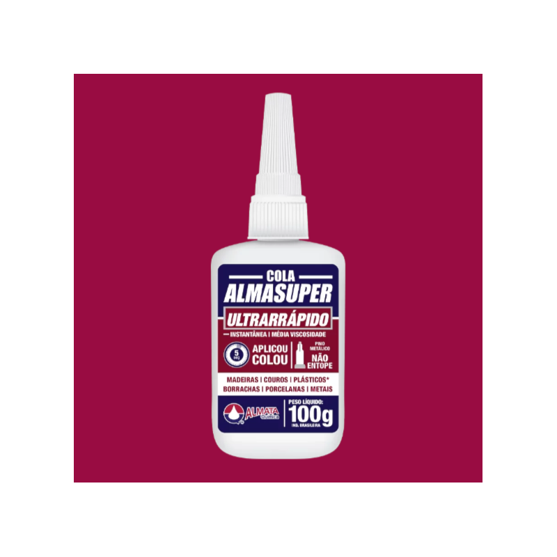 Cola Instantânea Almasuper Ultrarrápido Almata Química 100G | Casa Mattos