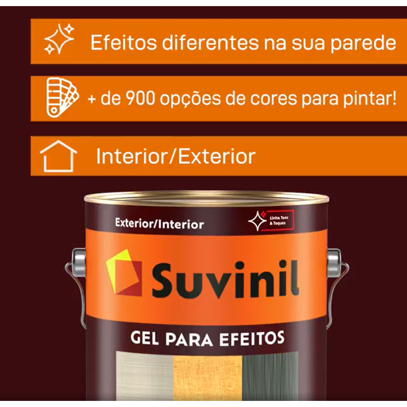Gel para Efeitos Especiais 3,48kg Suvinil | Casa Mattos