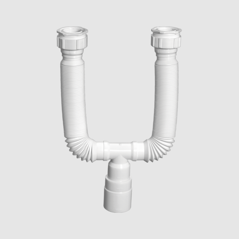 Multissifão Duplo Tubo Extensível Krona Branco | Casa Mattos