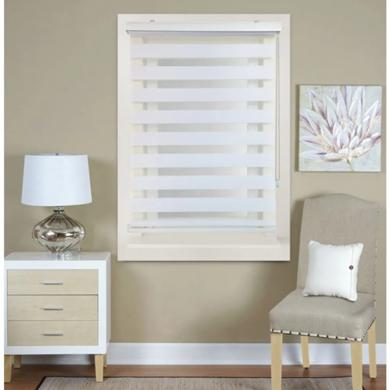 Persiana Rolô Evolux Rainbow Zebra Branca 1,20x1,60m | Casa Mattos