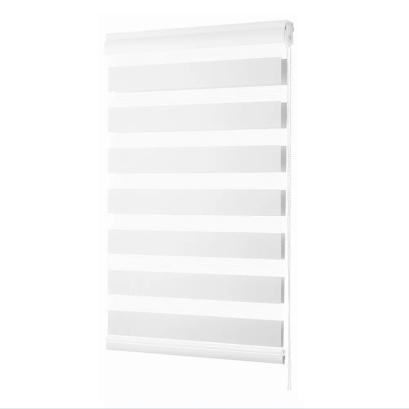 Persiana Rolô Evolux Rainbow Zebra Branca 1,20x1,60m | Casa Mattos