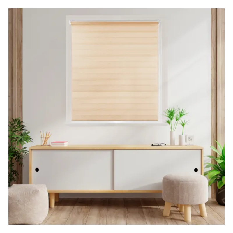 Persiana Rolô Evolux Zebra Dupla Linho 1,20x1,60m | Casa Mattos