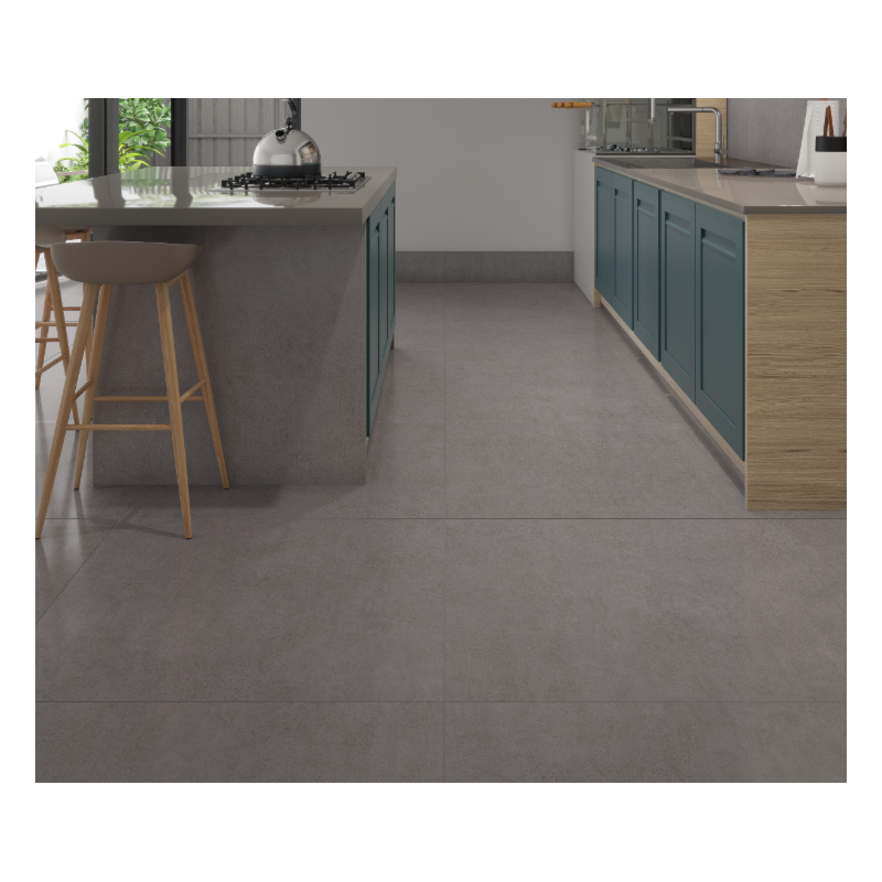 Piso Acetinado Manhattan Grigio 90x90cm | Casa Mattos