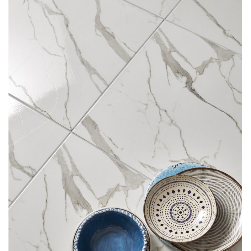 Piso Viva Cerâmica HD Marmorizada Brilhante 58x58cm | Black Friday Casa ...