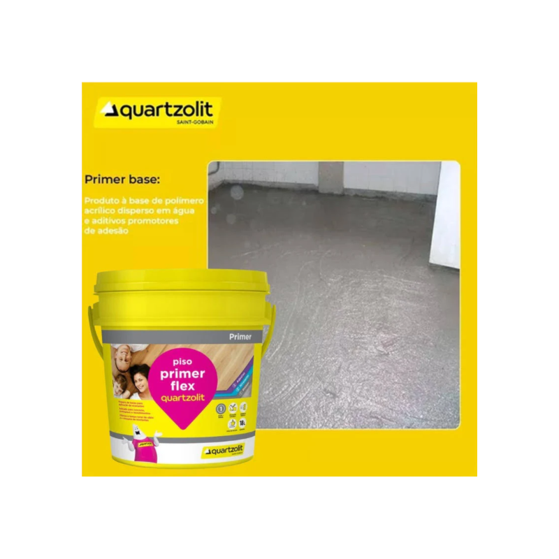 Primer Flex para Pisos 3,6L Quartzolit | Casa Mattos