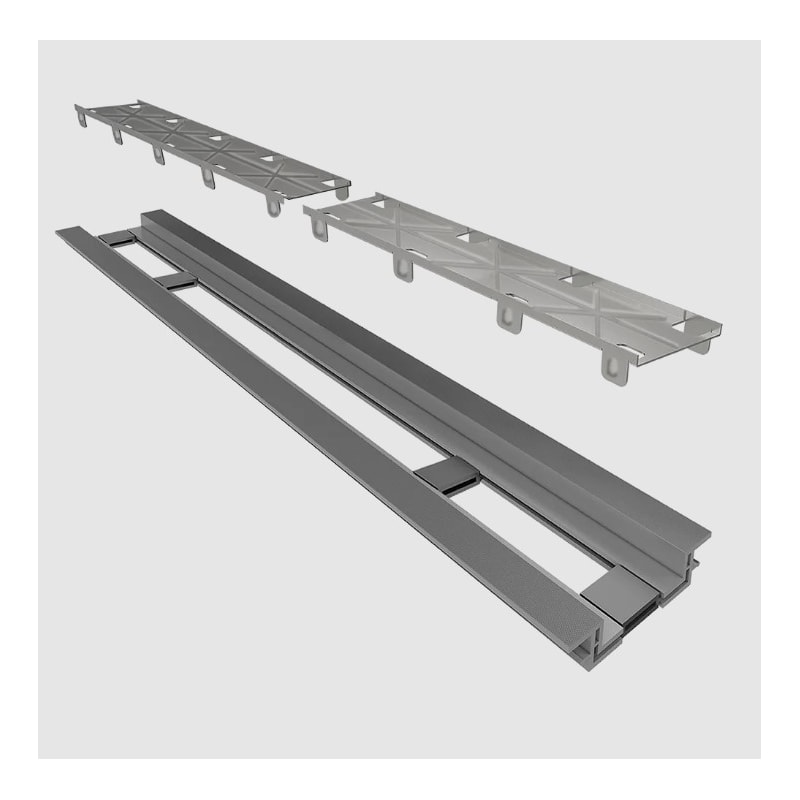 Ralo Linear Infinity Tampa Oculta Base PVC 120cm | Casa Mattos