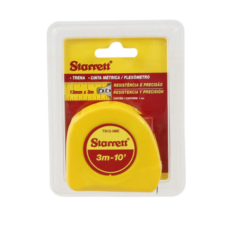 Trena de Bolso com Trava 3MTS Starrett | Casa Mattos